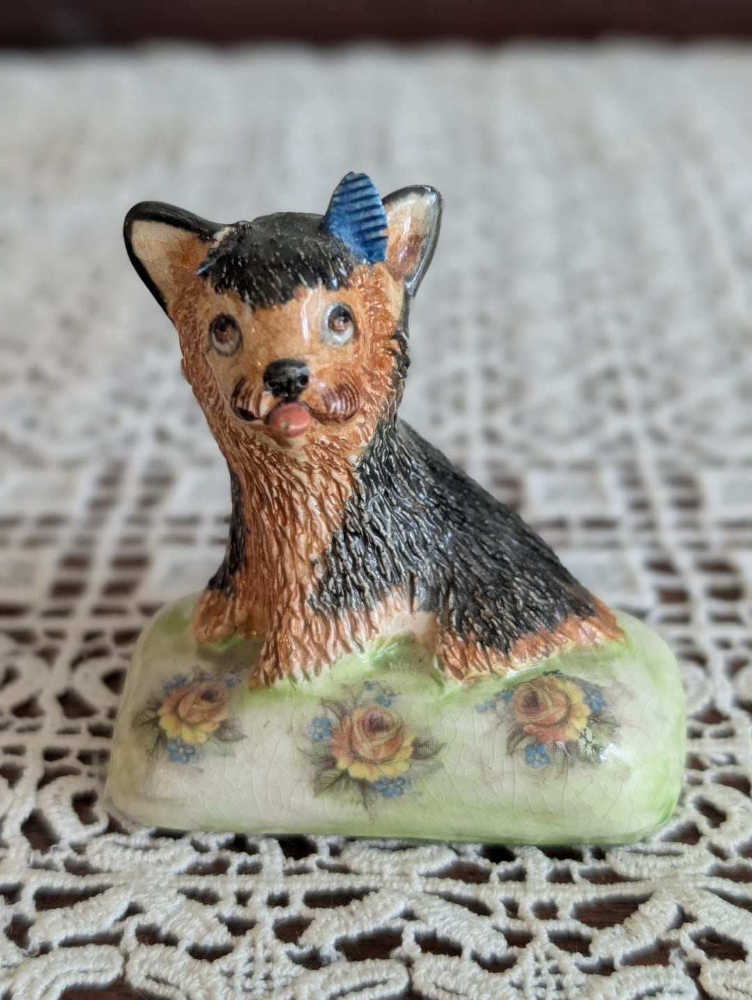 Vintage Yorkshire Terrier Puppy Figurine, Basil Matthews - Etsy
