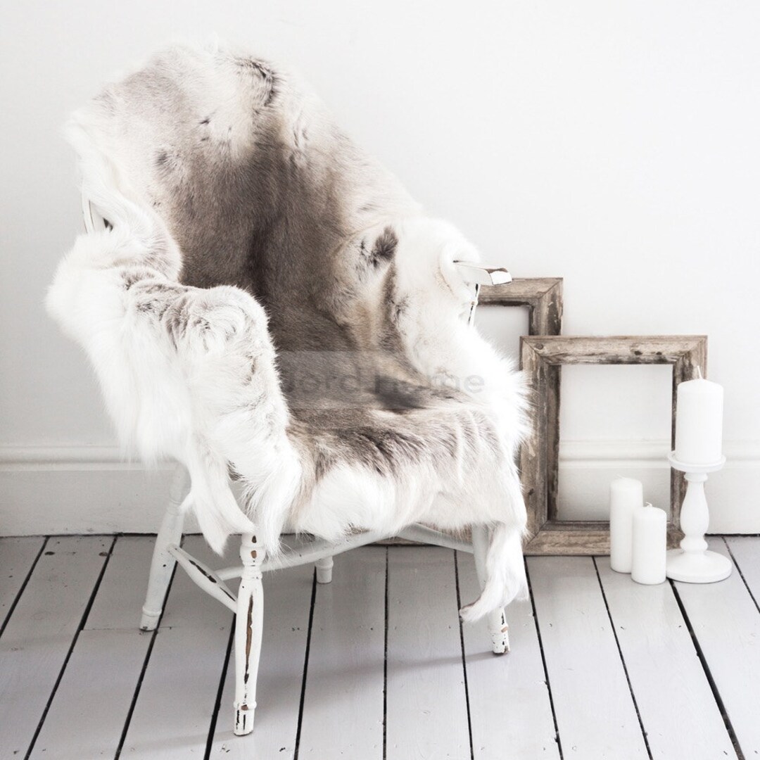 Reindeer Hide Throw & Rug the Erva / - Etsy