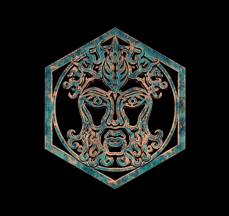 Green Man Plaque STL for 3D Printing - Etsy UK