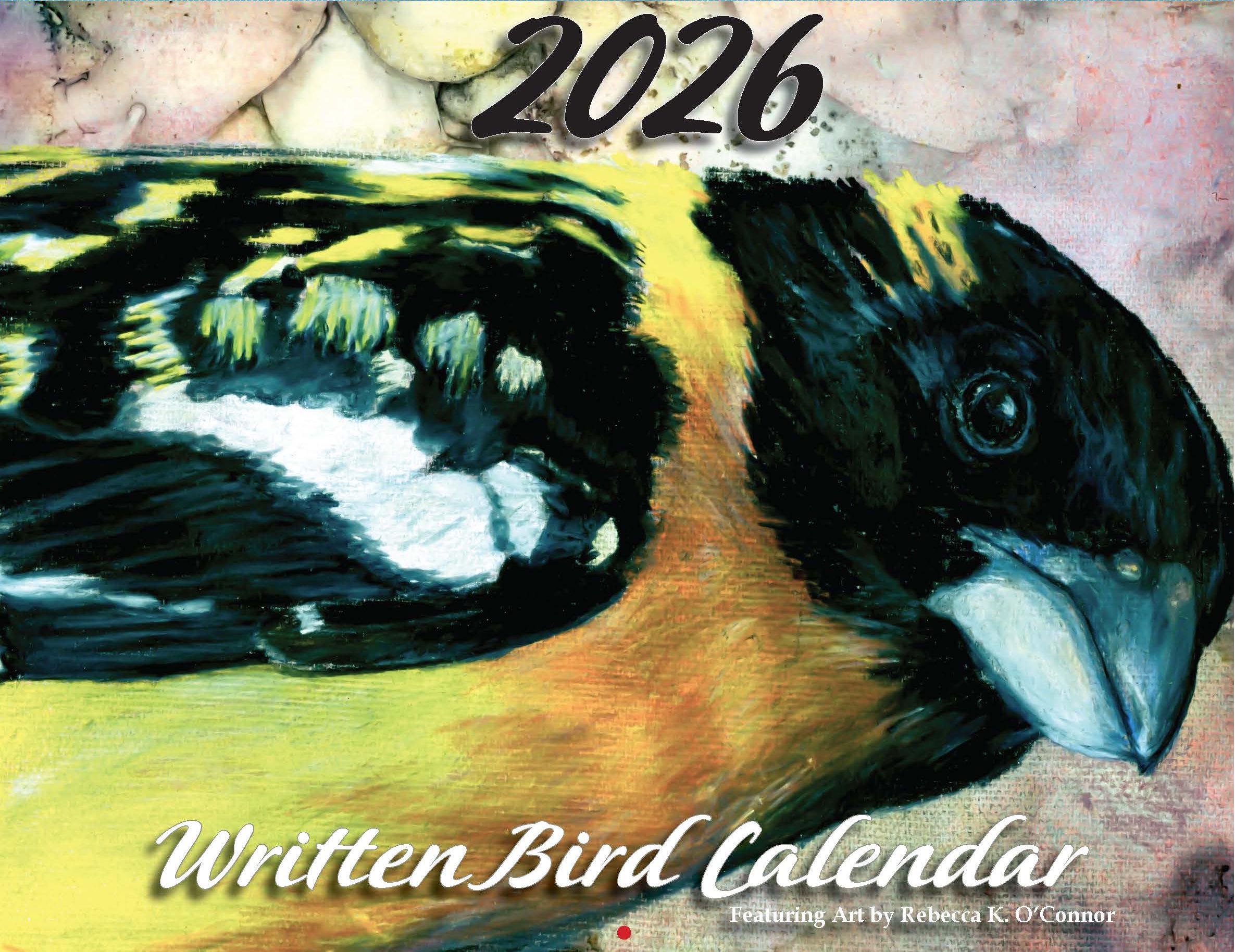 2026 Written Bird Wildlife Art Calendar - Etsy