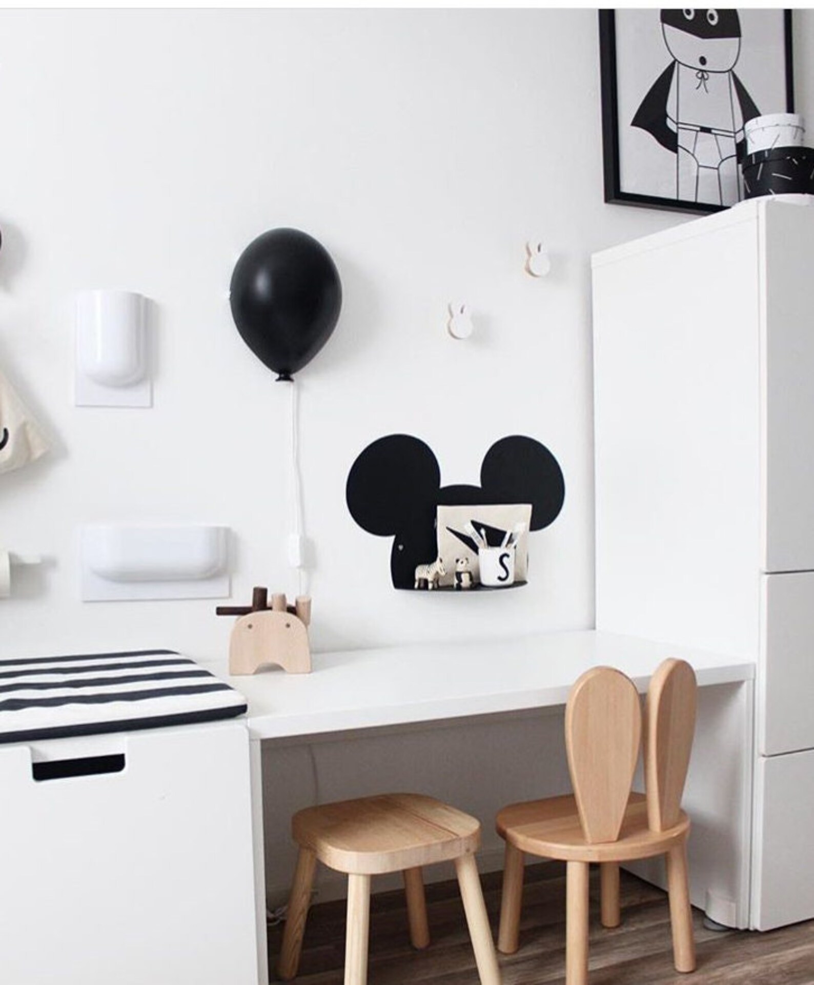 Metal Mickey Mouse Shelf for Baby Nursery Kids Room Wall - Etsy