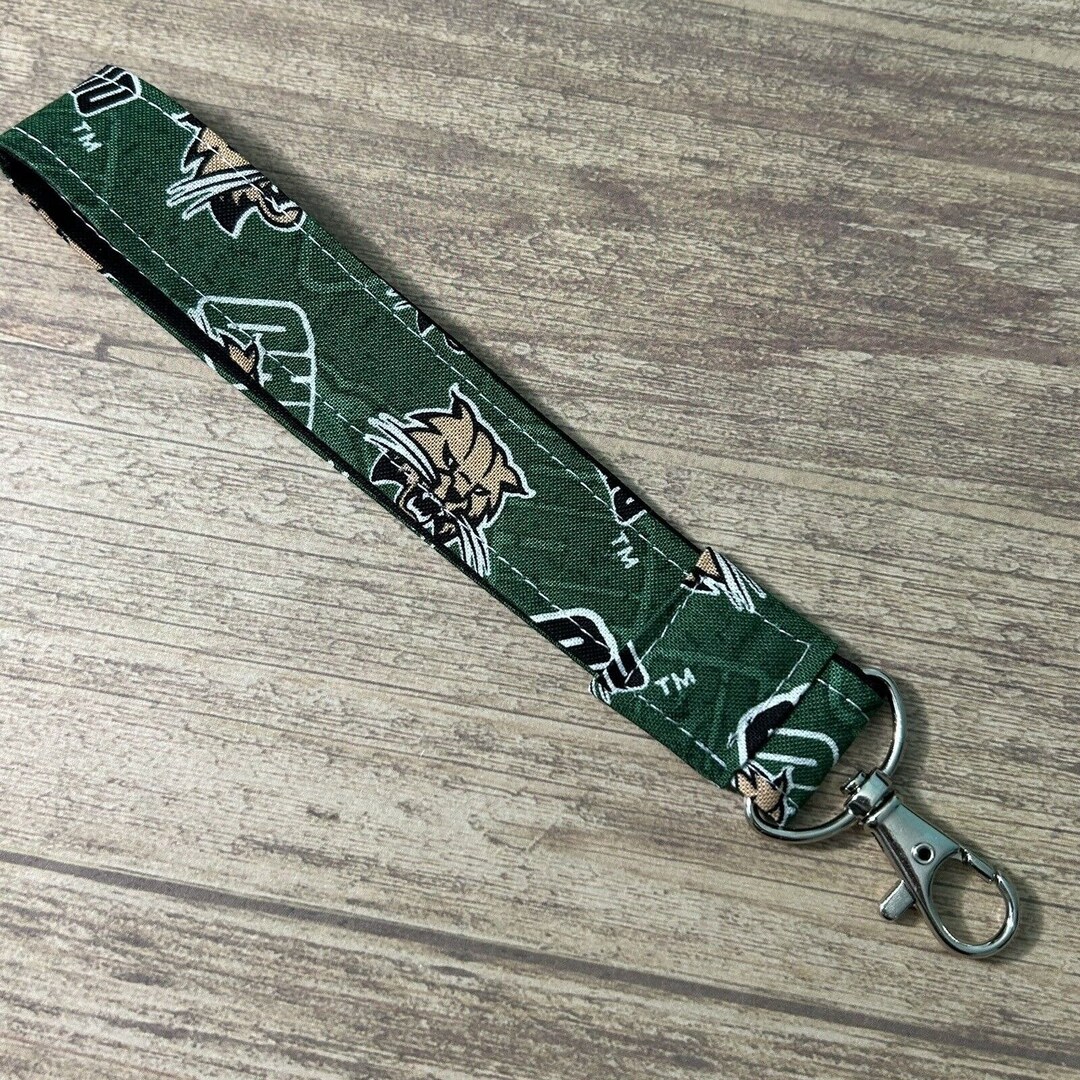 Ohio University OU Bobcats Athens Key Chain Key Fob Wristlet Homemade ...