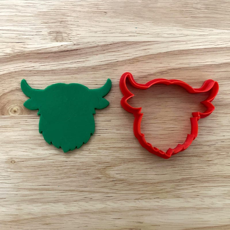Highland Cow Head Mold - Etsy