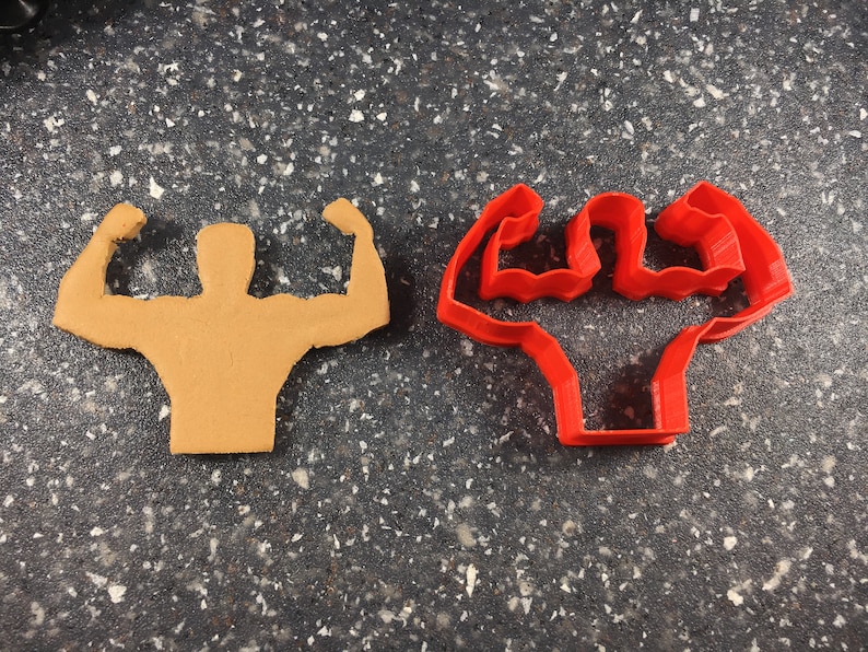 Muscle Man Cookie Cutter - Etsy