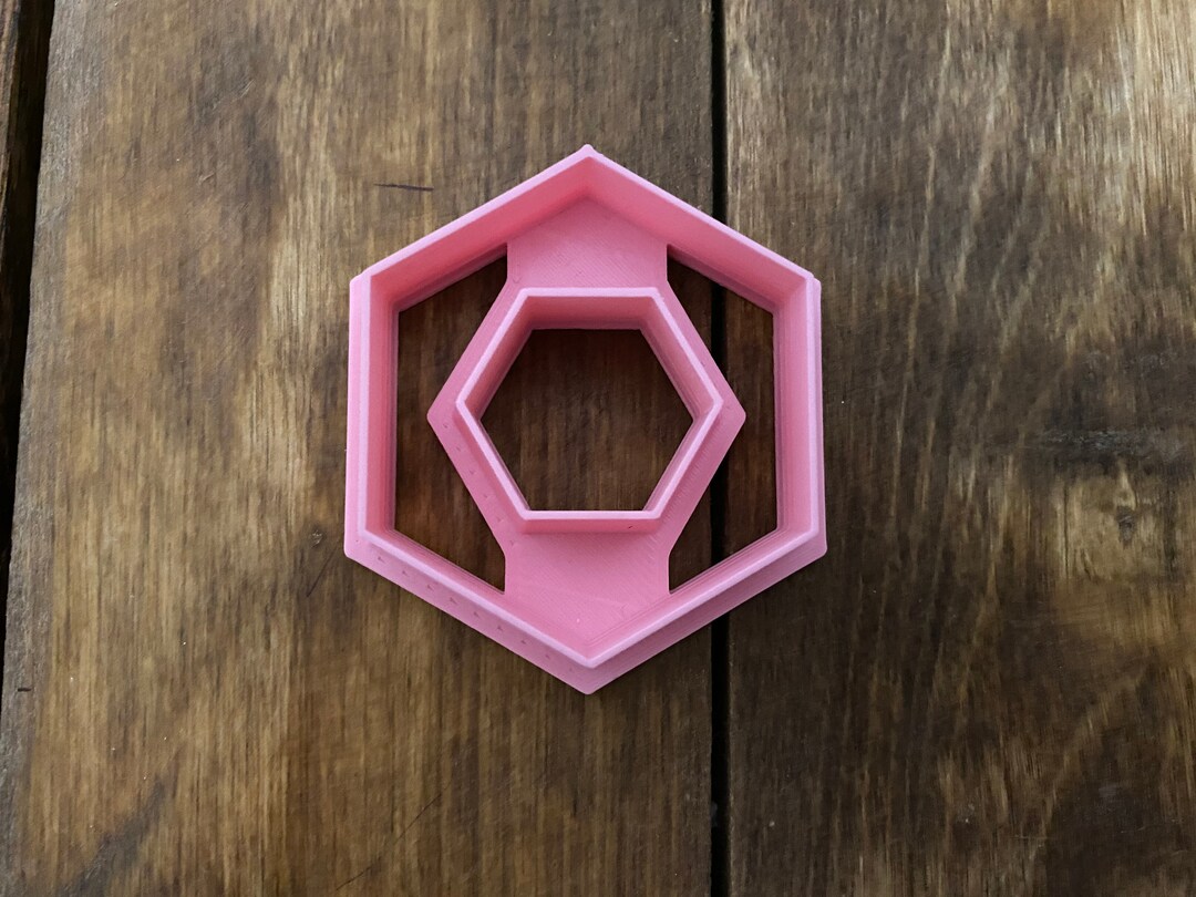 Rotated Hexagon in Hexagon Shape Cutter - Etsy