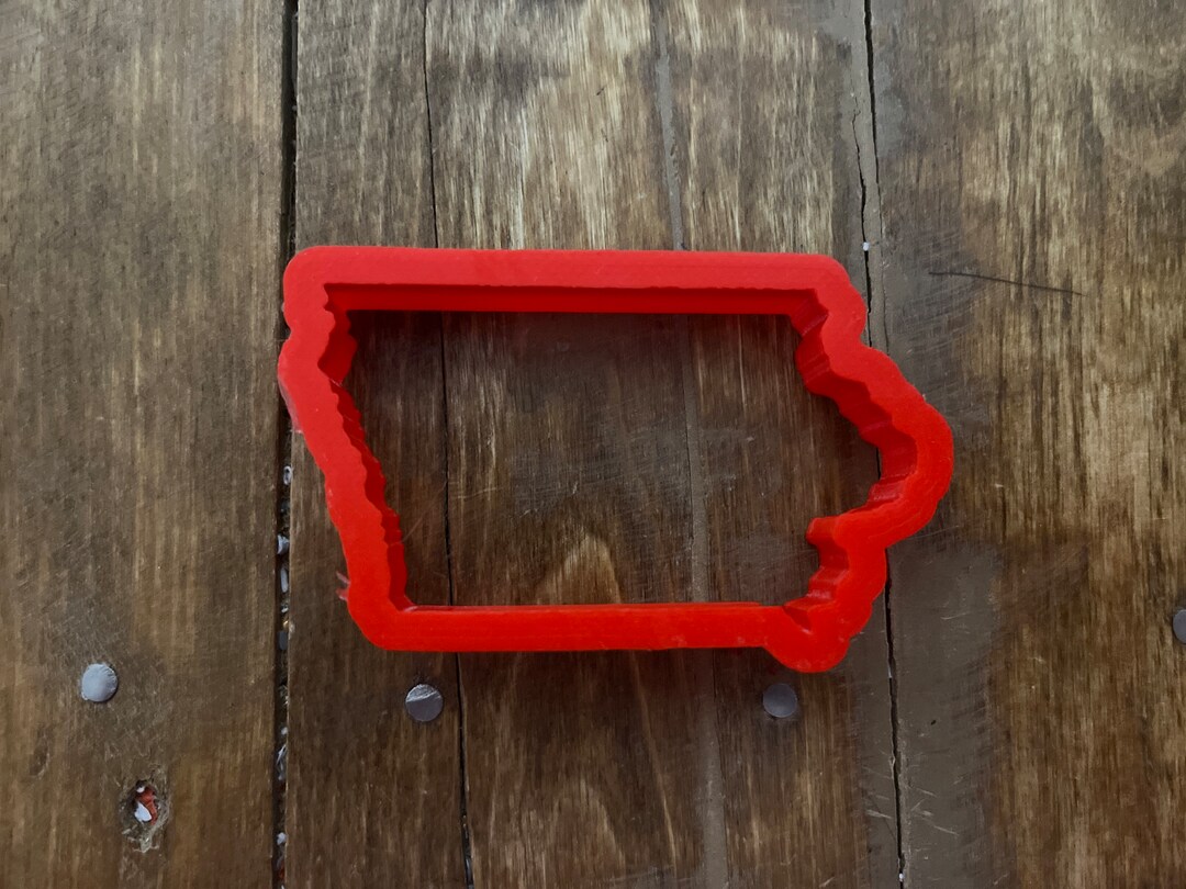 Iowa Cookie Cutter: 3D Printed State Shape - Etsy