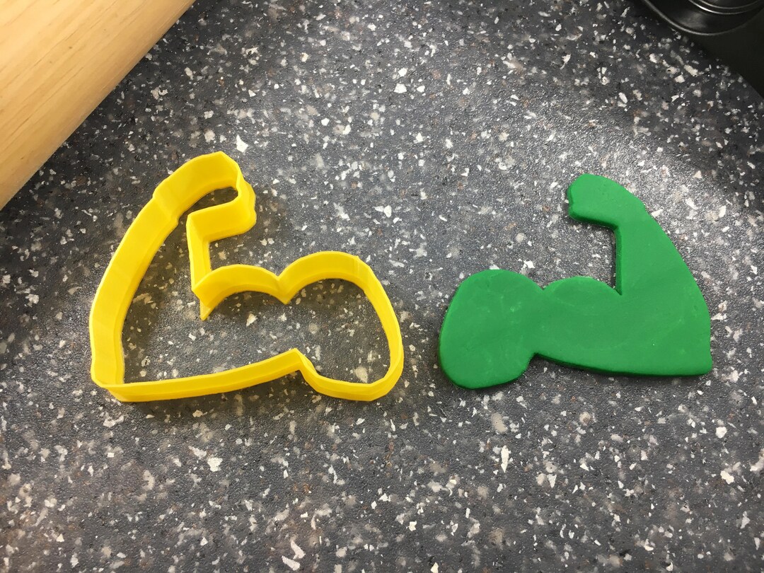 Muscle Arm Cookie Cutter - Fitness-themed Baking Tool for Strong & Fun ...
