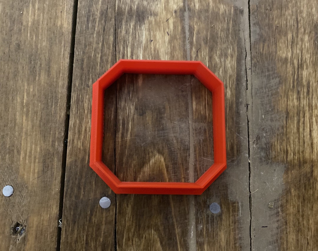 Clipped Corner Square Shape Cutter – Modern Design for Baking, Crafts ...