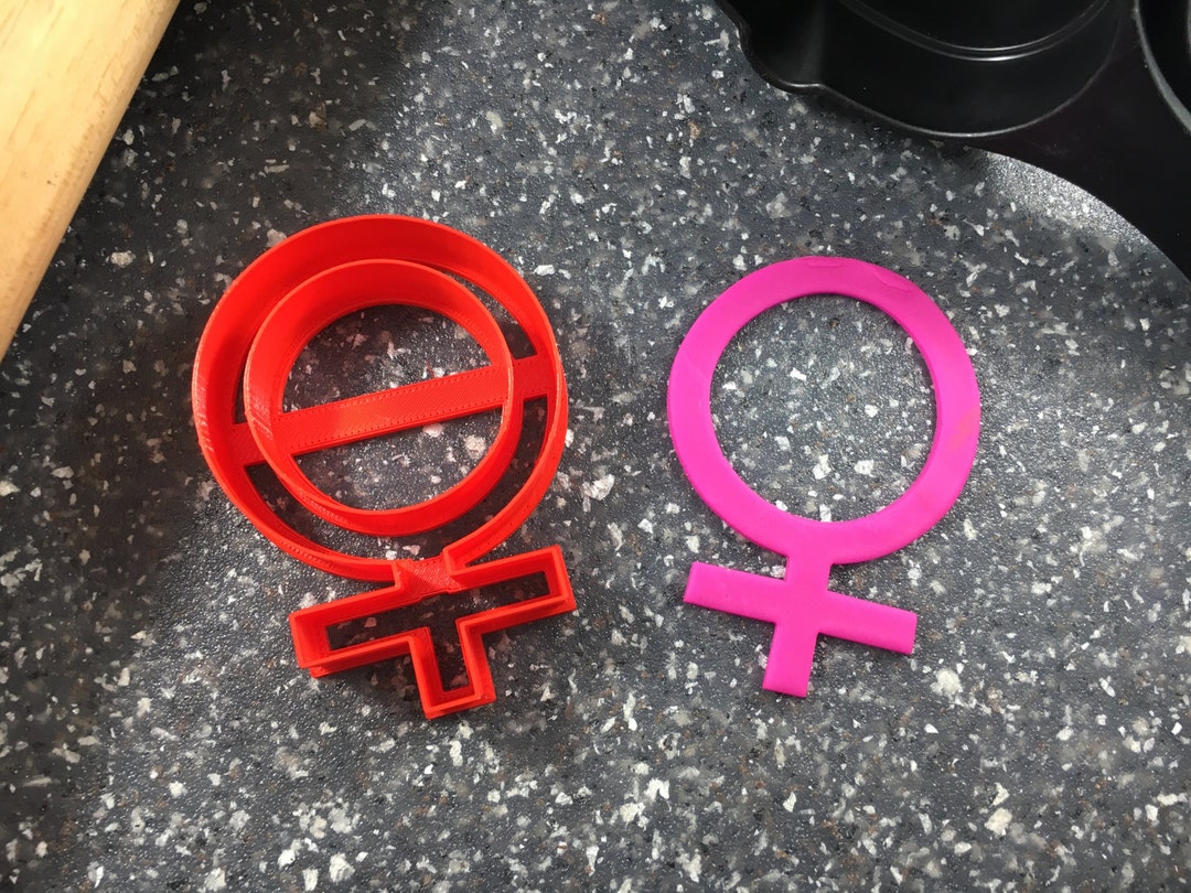 Female Symbol Cookie Cutter - Feminist-themed Baking Tool for ...