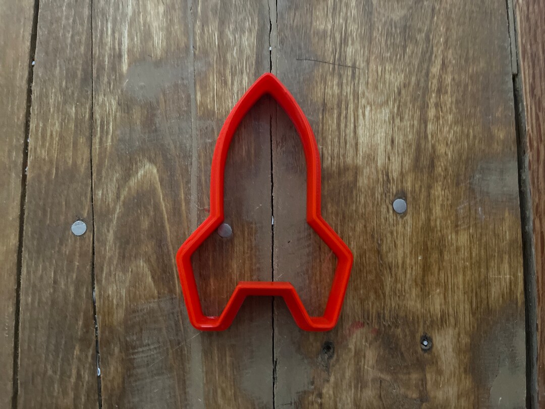 3D Printed Rocket Cookie Cutter: Space Theme Baking - Etsy