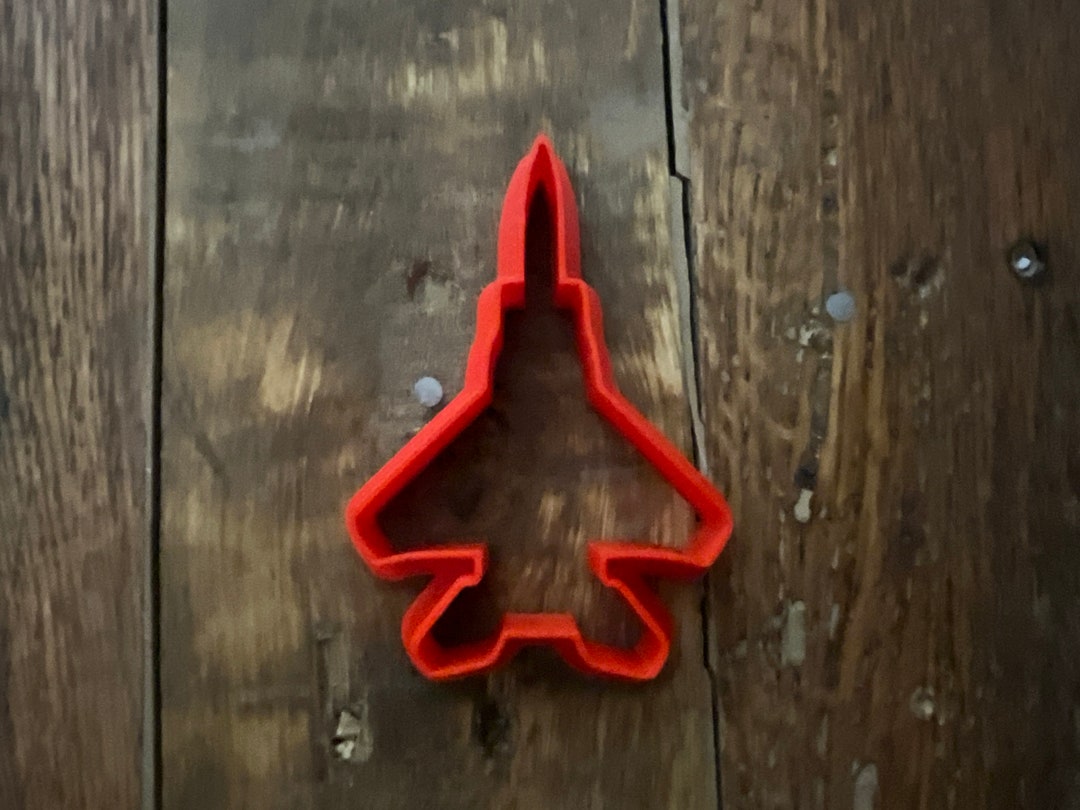 Fighter Jet Shape Cookie Cutter - Aviation-themed Baking Tool for ...