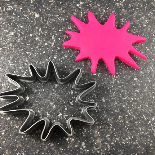 Set of Six Irregular Paint Splat Shaped Polymer Clay Cutters - Etsy