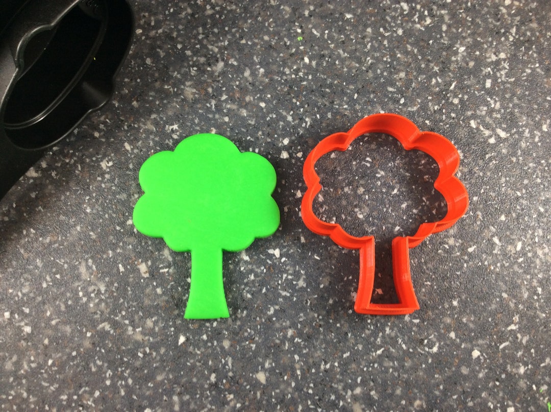 3D Printed Tree Cookie Cutter: Holiday Baking, Crafts - Etsy