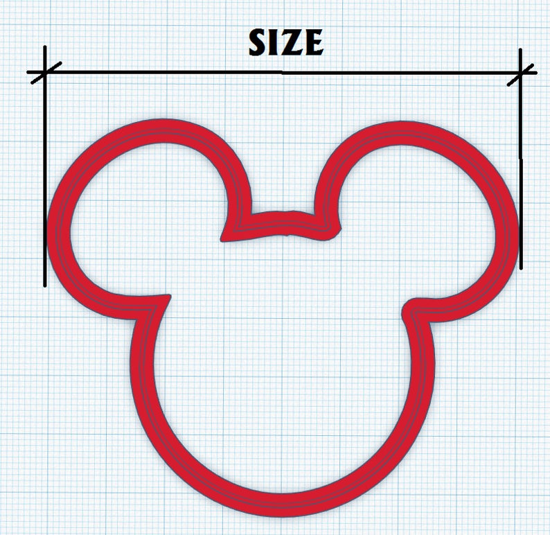 Girl Mouse Shape Cutter Set - Etsy