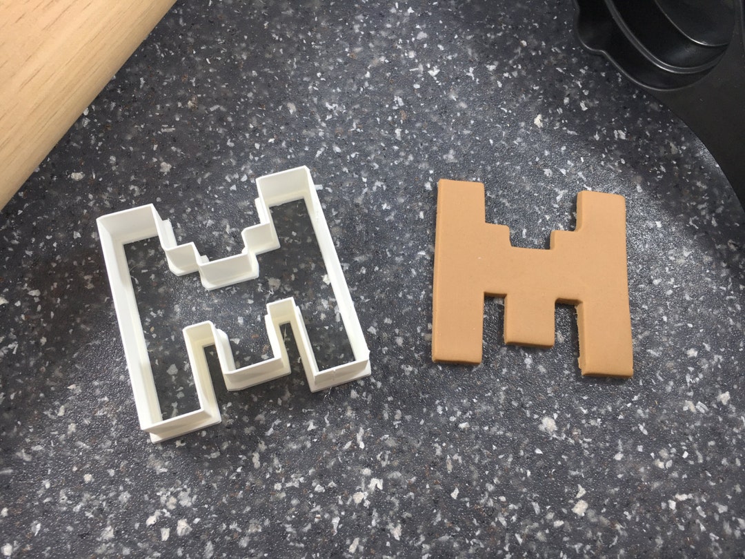 Block 'M' Font Cookie Cutter – Bold Design for Baking, Crafts, and ...