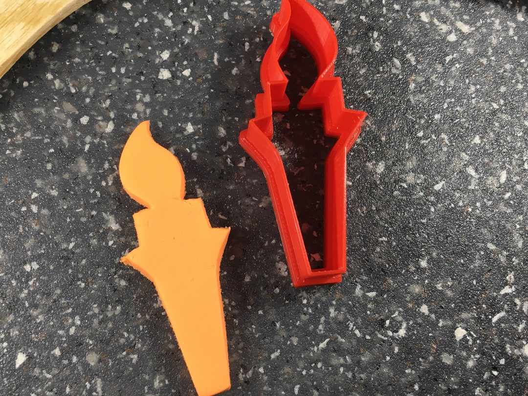 Torch Shape Cookie Cutter – Ideal for Fire, Camping, and Adventure-themed Baking - Etsy