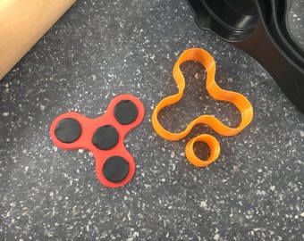 Fidget Spinner Cookie Cutter Set Fast Shipping Sharp Edges - Etsy