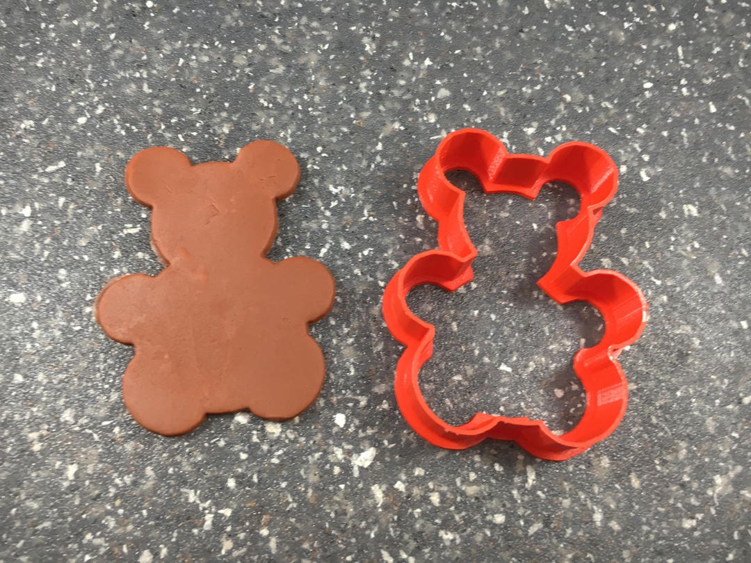 Teddy Bear Shape Cutter - Etsy