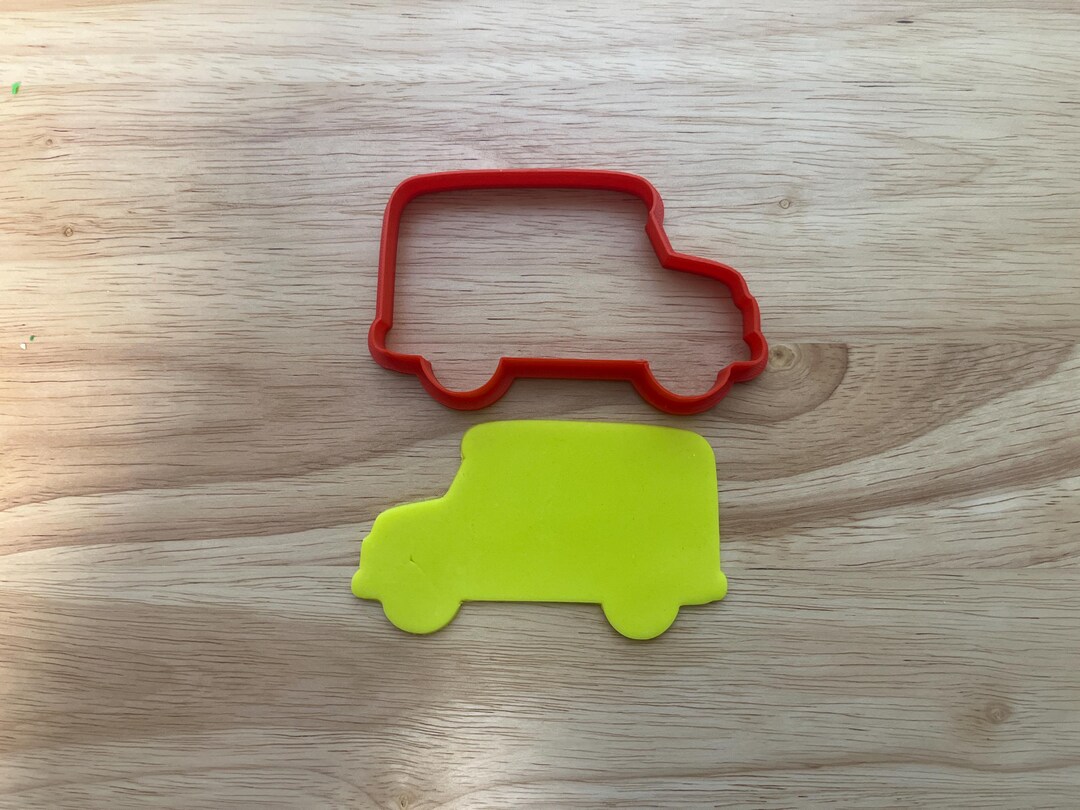 School Bus Cookie Cutter | 3D Printed for Back-to-school & Fun Themed ...