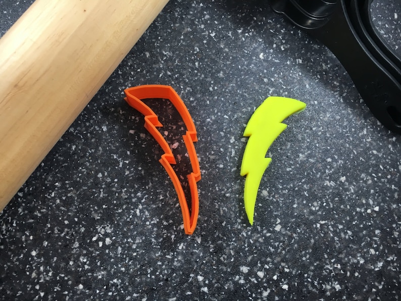 Lightning Bolt Shape Cutter - Etsy