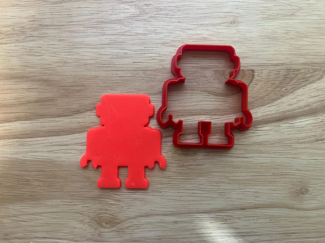 Chunky Robot Cookie Cutter | 3D Printed for Fun, Kids & Themed Baking ...