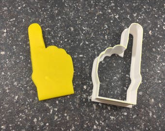 Foam Finger Cookie Cutter - Etsy