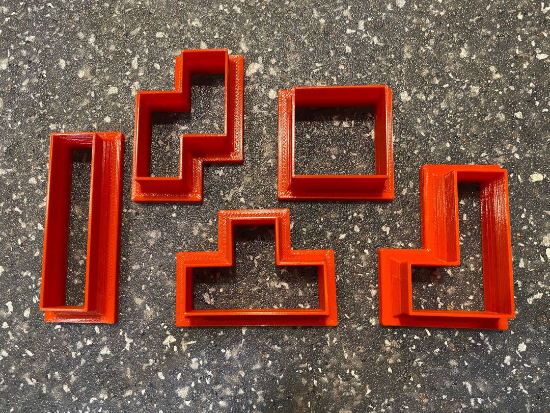Block Game Cookie Cutter Set - Etsy