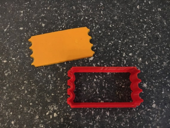 Ticket Cookie Cutter | Etsy