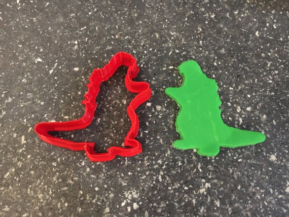 Lizard Monster Cookie Cutter EZ Edition | Etsy