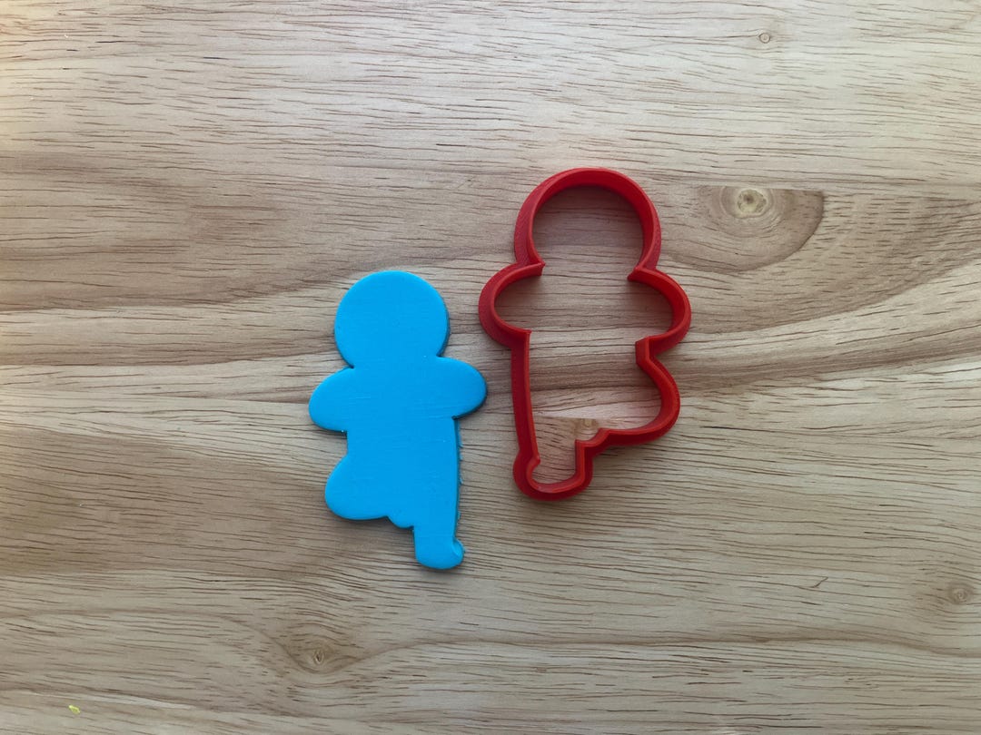 Gingerbread Man Yoga Cookie Cutter: Tree Pose, 3D Printed - Etsy