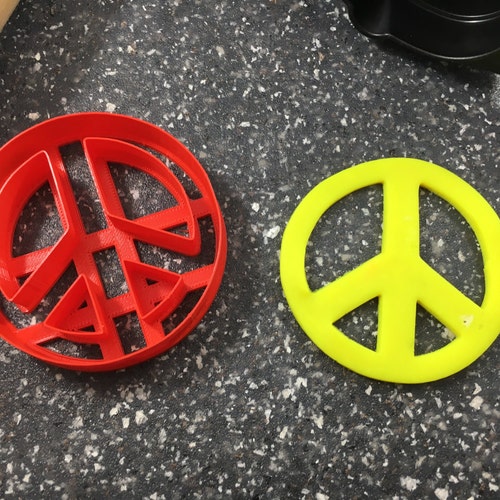 Peace Hand Sign Cookie and Fondant Cutter - Etsy