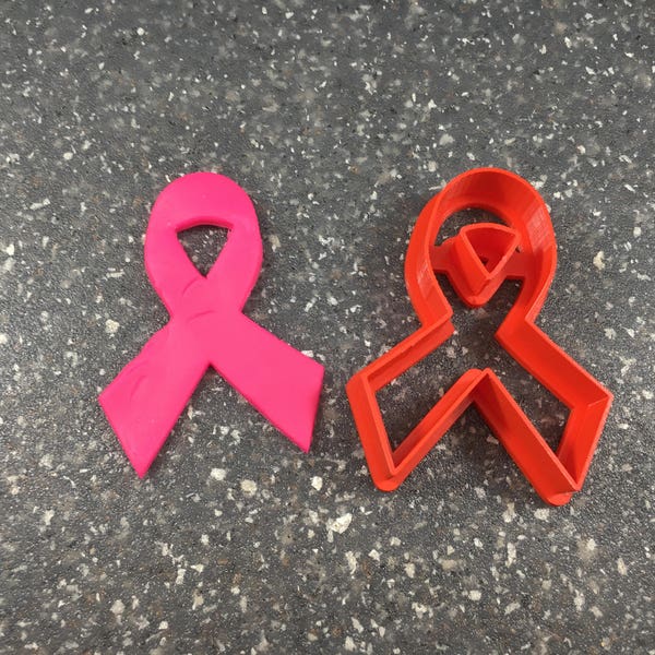 Breast Cancer Ribbon Cookie Cutter - Etsy