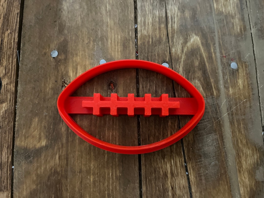 Football With Imprint Seam Shape Cutter - Etsy