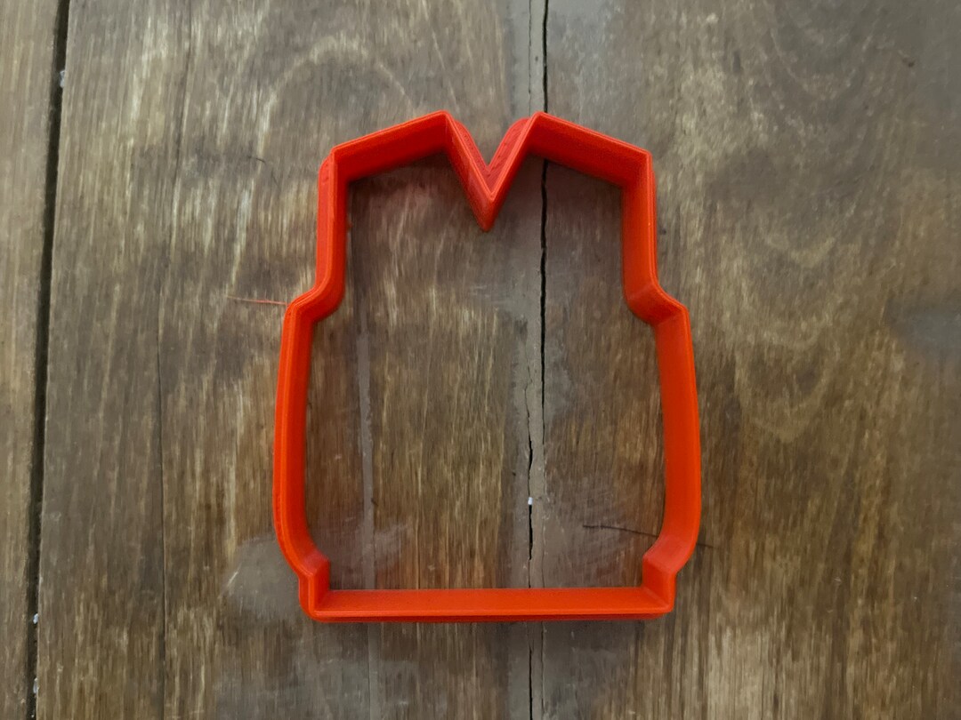 Police Vest Shape Cookie Cutter - Law Enforcement-themed Baking Tool ...