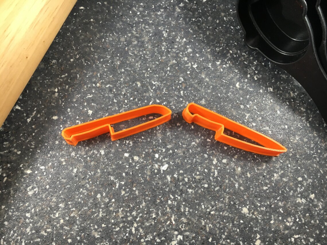 Chef Knives Cookie Fondant Cutter Set - Etsy