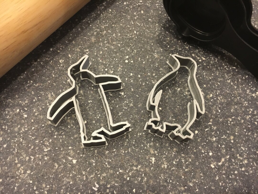 Penguins Shape Cutter Set (not Metal) – Perfect for Winter, Christmas ...