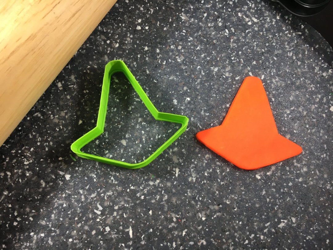 Traffic Cone Cookie Cutter – Fun Design for Baking, Crafts, and ...