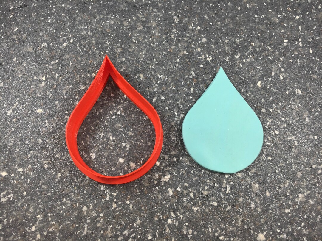 Raindrop Cookie Cutter – Elegant Shape for Baking, Crafts, and Weather ...