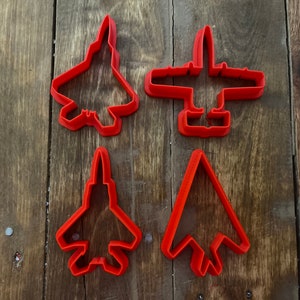 Fighter Jet Cookie Cutter Set: Aviation Baking & Crafts - Etsy
