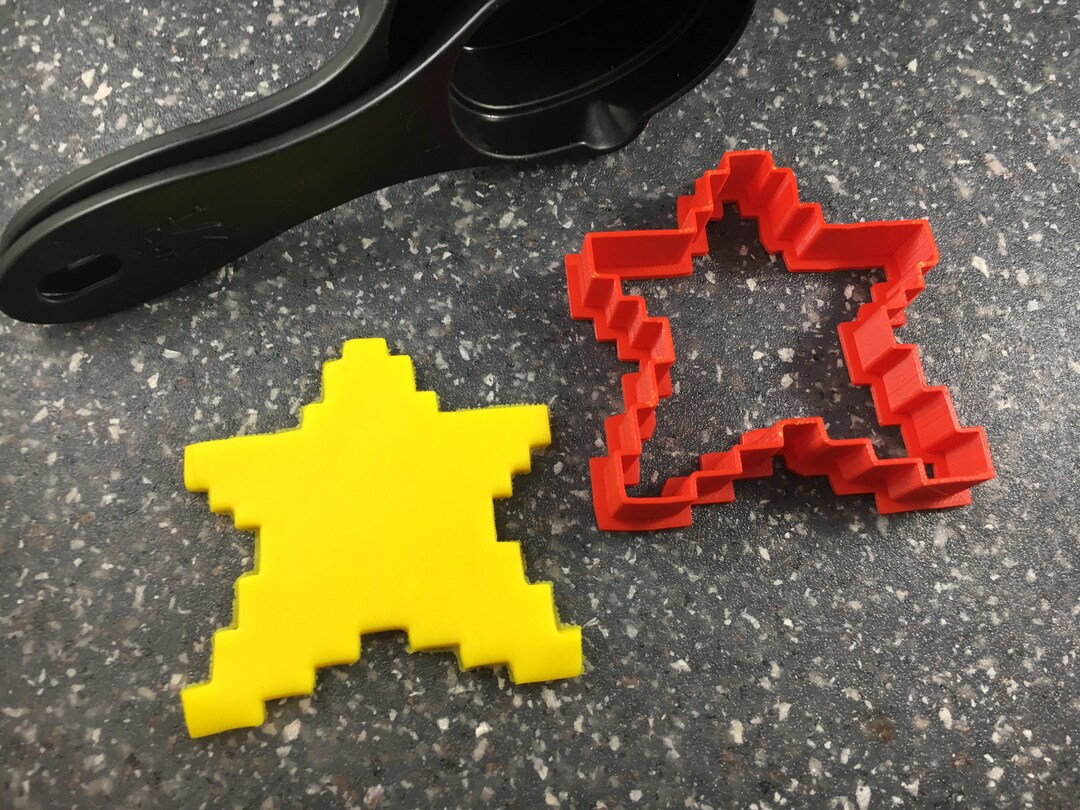 8-bit Star Shape Cutter - Etsy