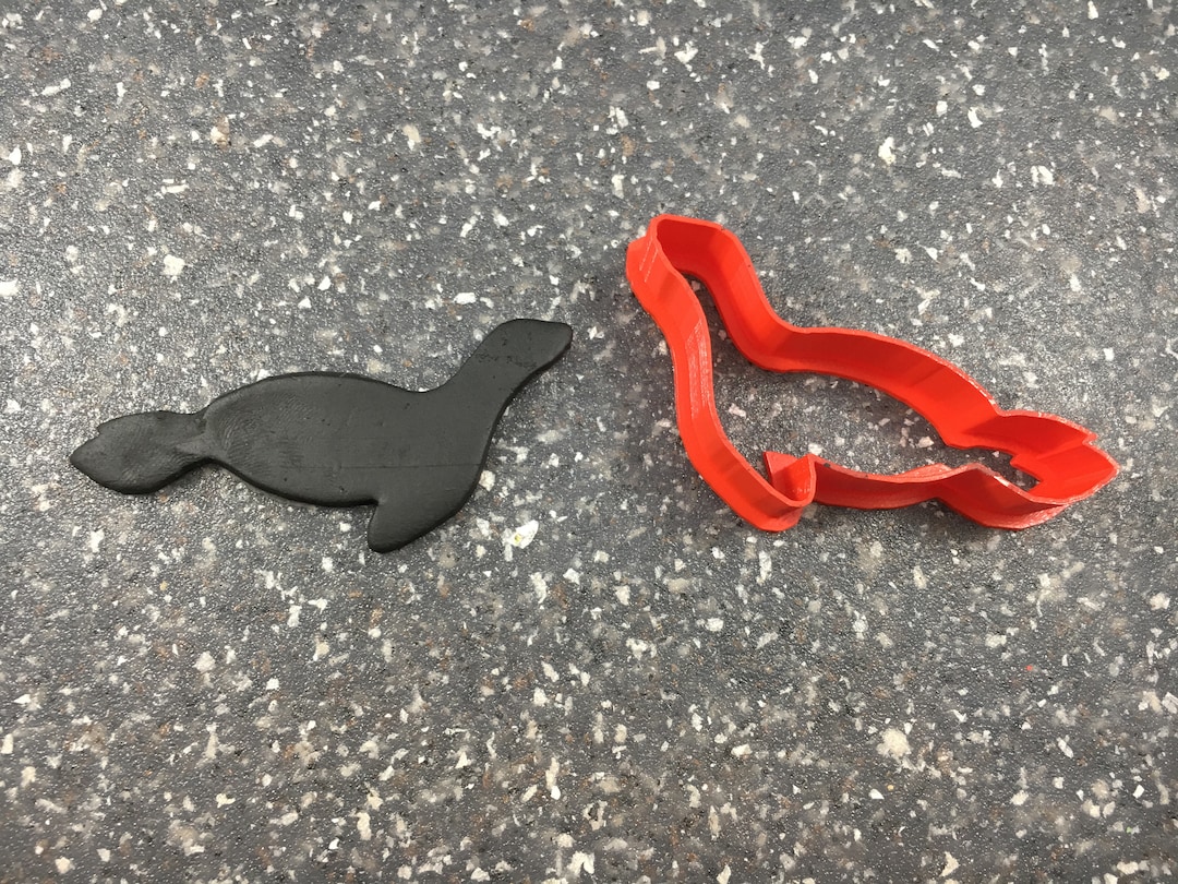 Seal Cookie Cutter: 3D Printed Marine Animal Fondant Cutter - Etsy