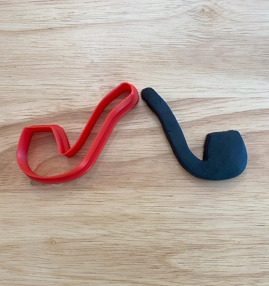 Tobacco Pipe Cookie Cutter | 3D Printed for Vintage, Custom & Themed ...
