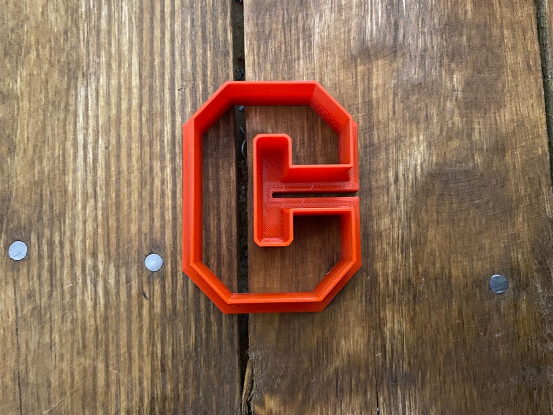 Varsity C Letter Cookie Cutter - Etsy