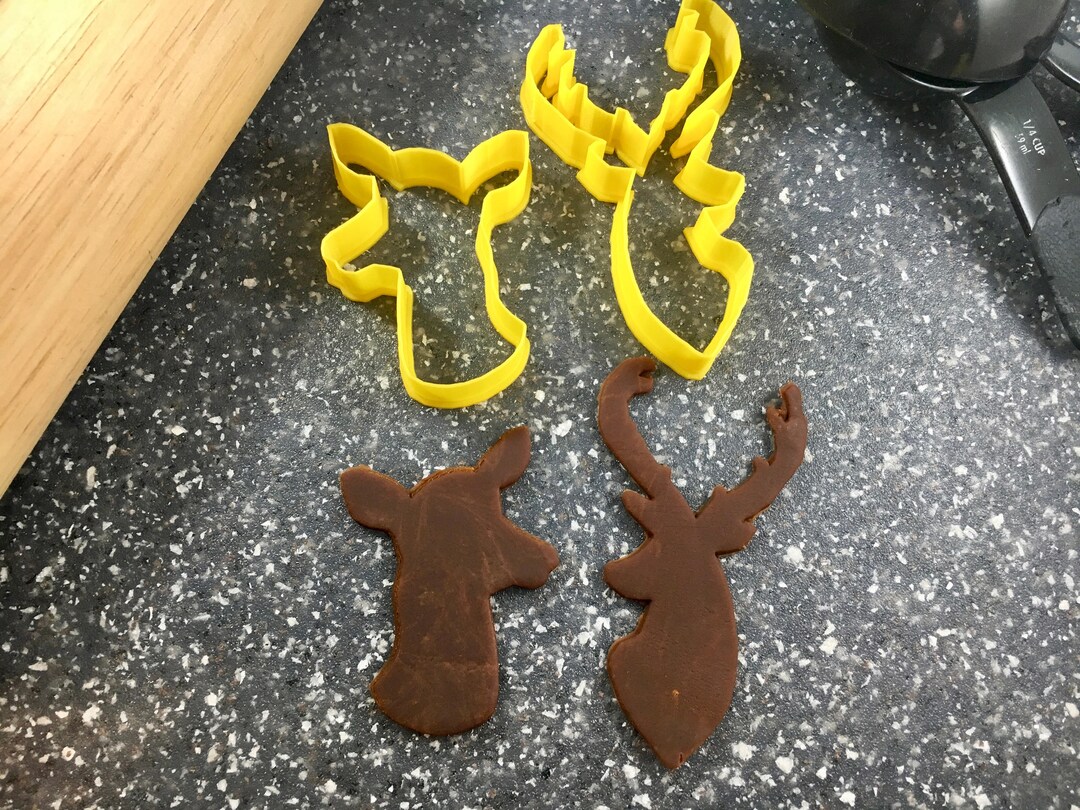 Doe Buck Cookie or Fondant Cutter Set - Etsy