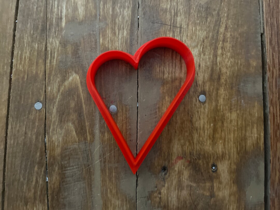 Offset Heart Shape Cutter - Etsy
