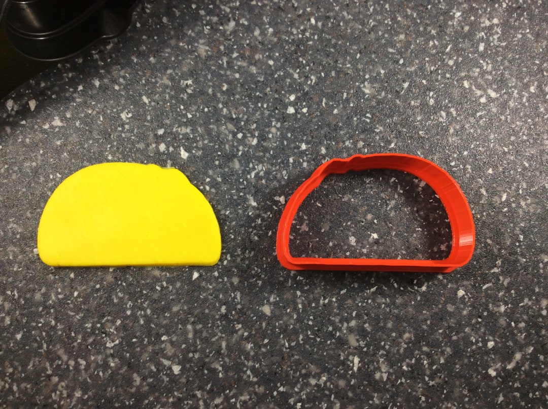 Taco Shape Cookie Cutter – Fun Design for Baking, Cookies, and Mexican ...