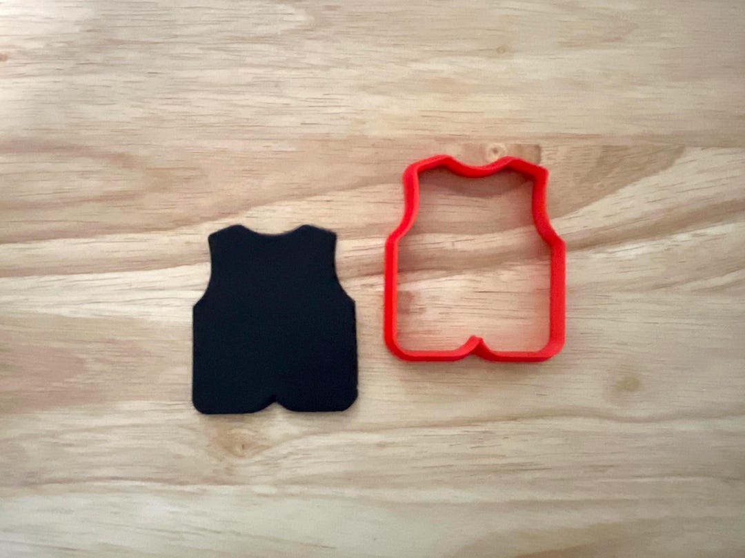 Safety Vest Cookie Cutter – Construction Gear Shape for Worksite ...