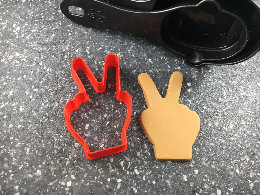 Peace Sign Cookie or Fondant Cutter – Perfect for Hippie, Retro, and ...