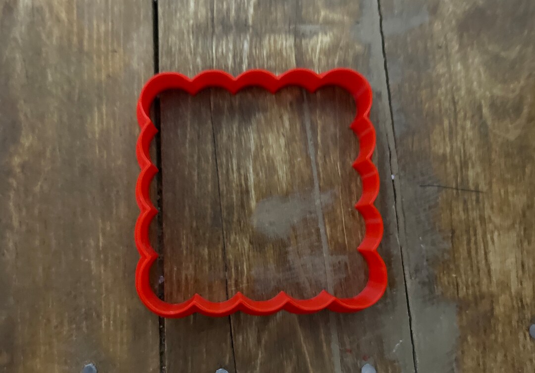 Scalloped Square Shape Cutter - Etsy