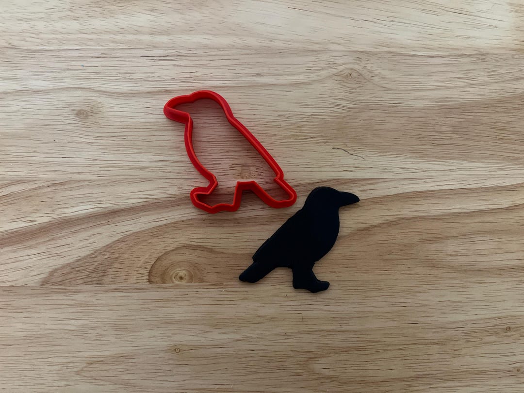 Raven or Crow Cookie Cutter, Bird-themed Baking Mold, Perfect for ...